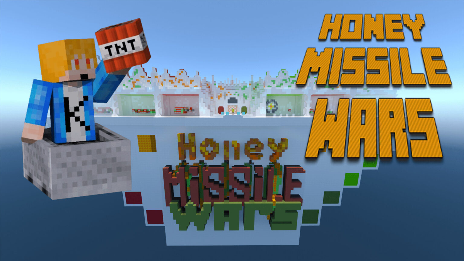 【最新版対応】Honey Missile Wars in Minecraft Bedrock | クラフターズコロニー -マイクラの配布サイト-