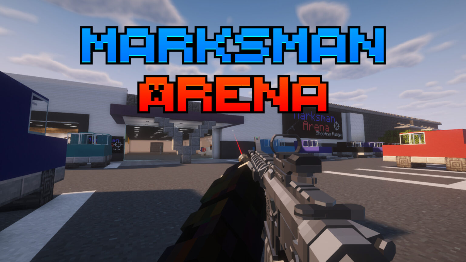 Marksman Arena Shooting Range | クラフターズコロニー -マイクラの配布サイト-