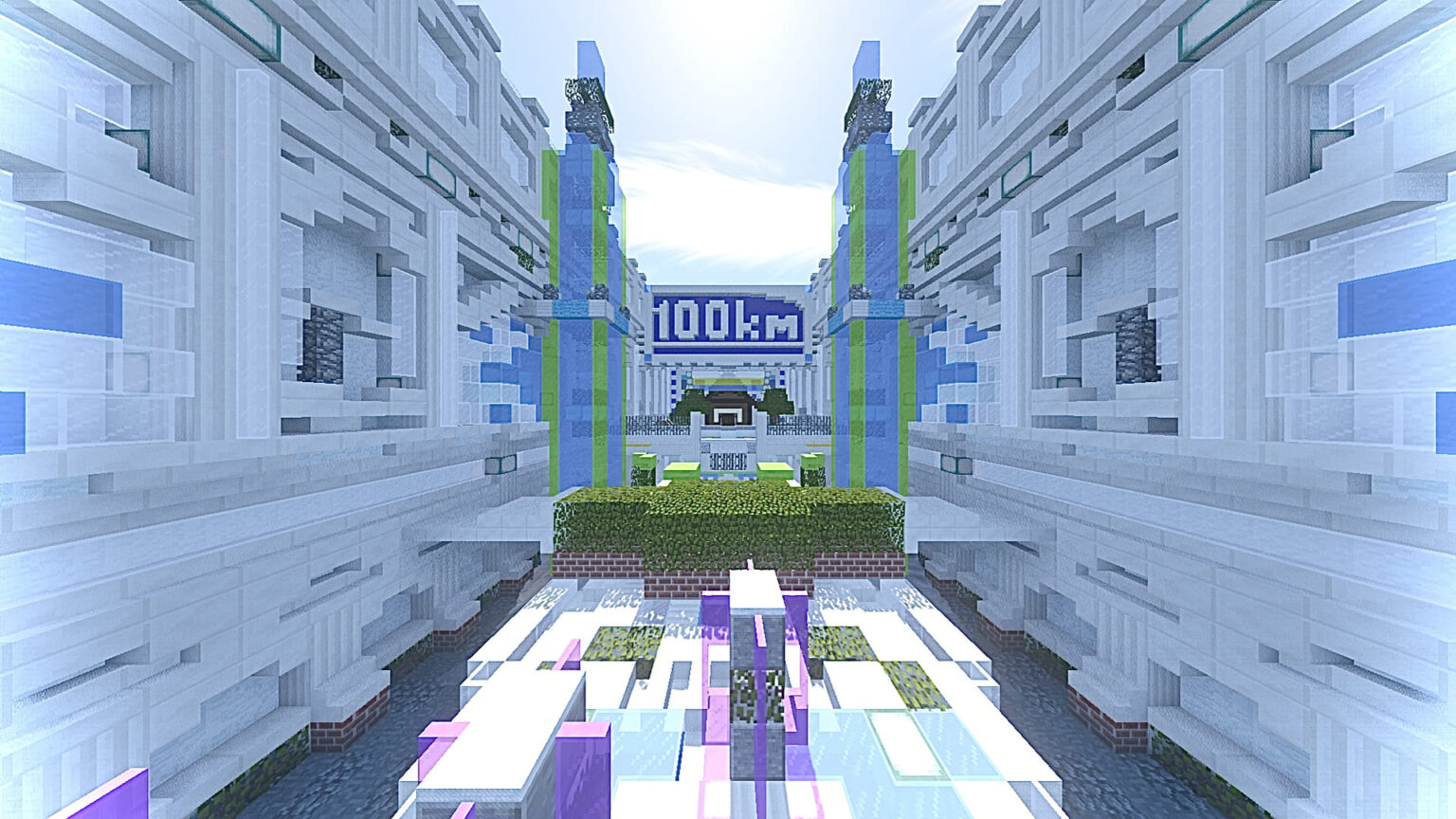 100,000mアスレチック | クラフターズコロニー -マイクラの配布サイト-