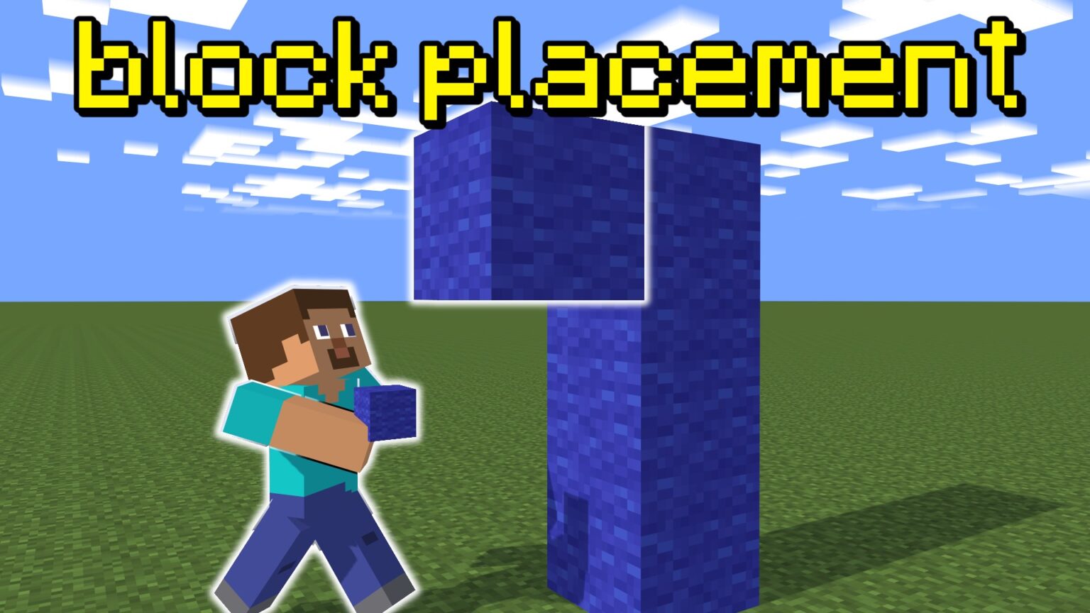 Block placement practice map | クラフターズコロニー -マイクラの配布サイト-