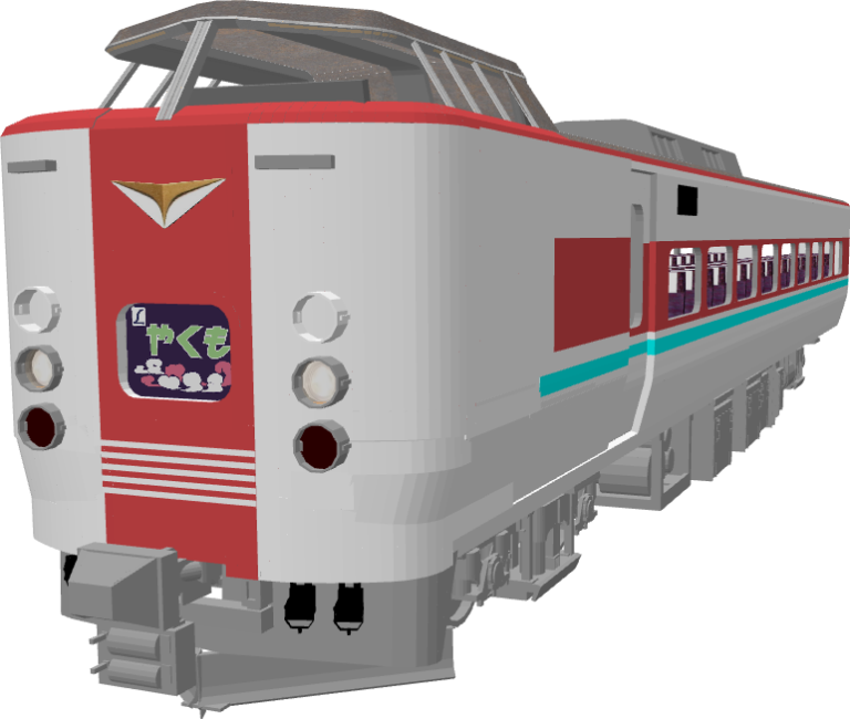 鉄道アドオン MCA 381系 ゆったりやくも色 | クラフターズコロニー -マイクラの配布サイト-