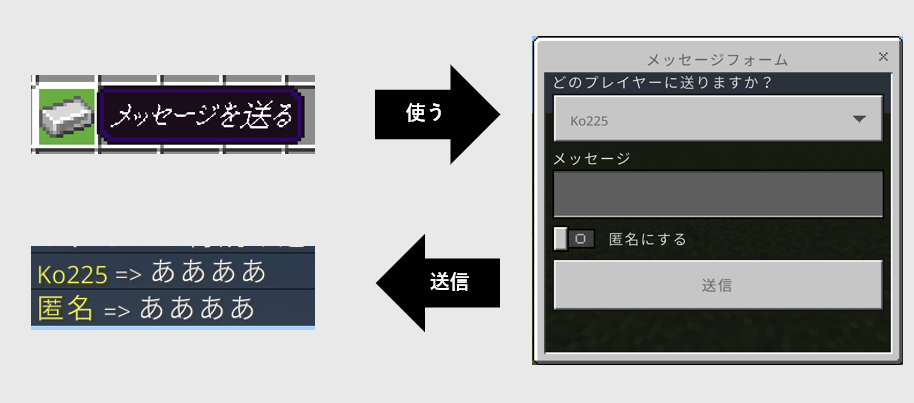 【統合版】ScriptAPI #5 モーダルフォーム | クラフターズコロニー -マイクラの配布サイト-